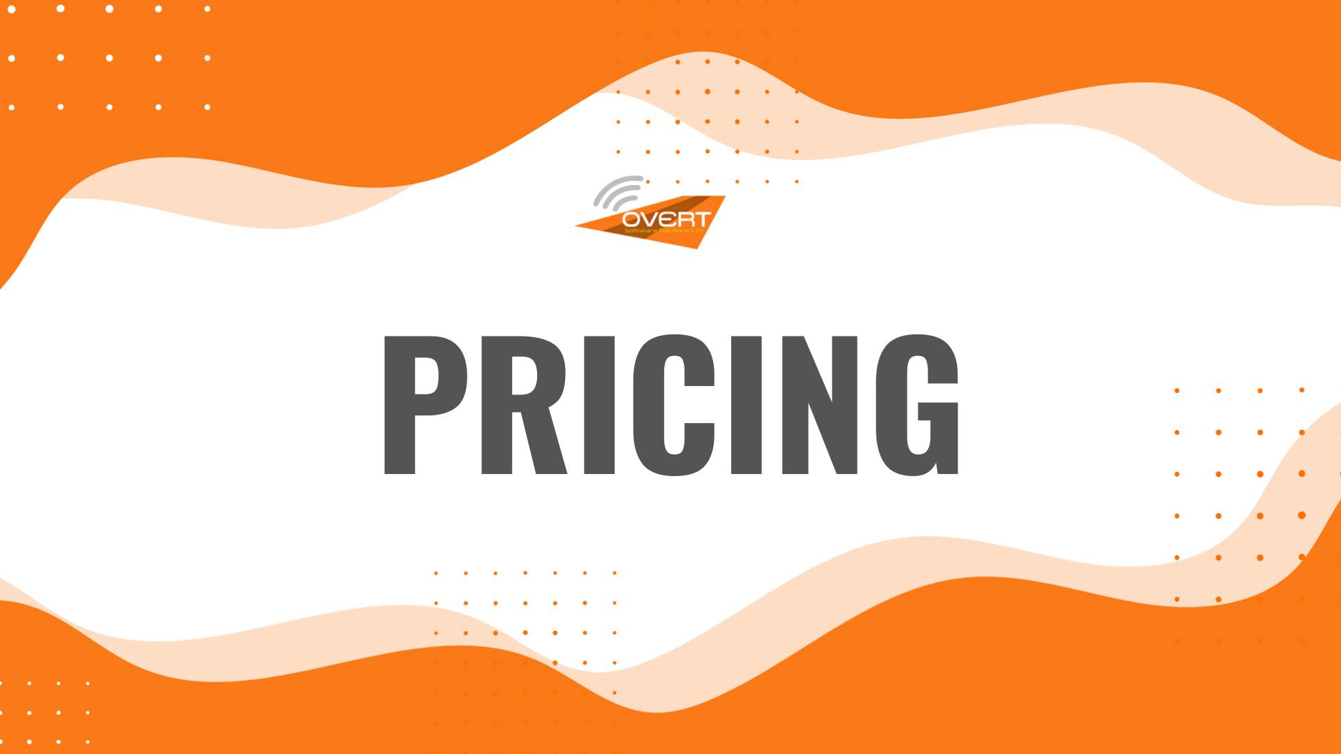 Overt id pricing packages - Overt Software ID